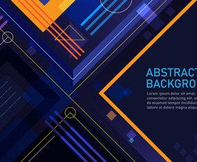 Free flat abstract background - Vector Art