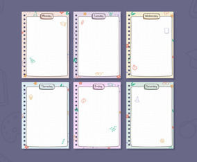 School Theme Journal Template