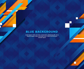 Free background blue style - Vector Art