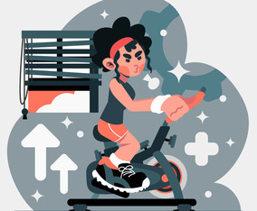 Free stamina - Vector Art