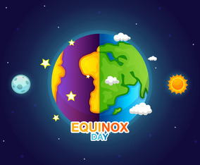 Free equinox vernal - Vector Art