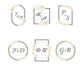 Wedding Monogram Template