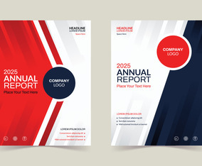 General Business Report Template Pages | FreeVectors