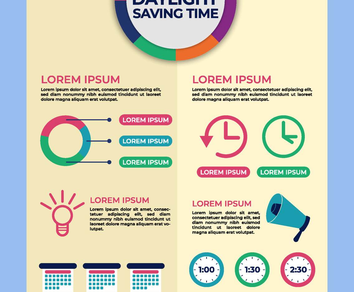 Infographic Daylight Saving Time Infographic Daylight Saving Time