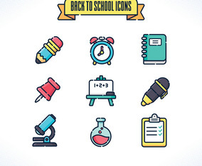 Free school time - Vector Art