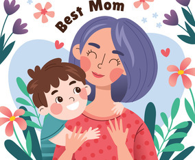 Free mommy - Vector Art