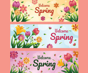 spring banner - 12460 Free Vectors to Download | FreeVectors
