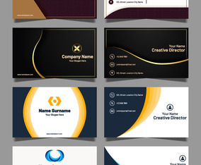 Business Name Card Templates | FreeVectors